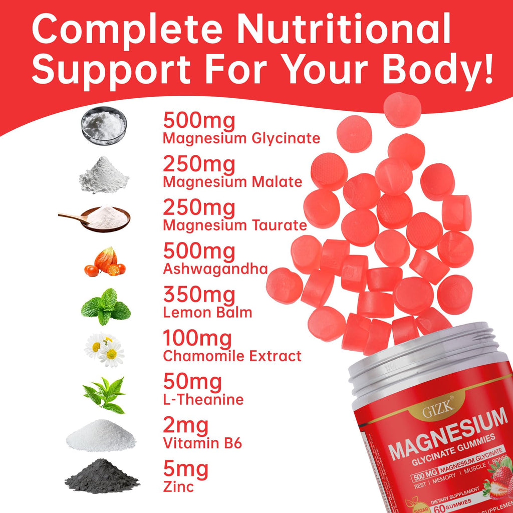 Natural magnesium gummies for daily wellness