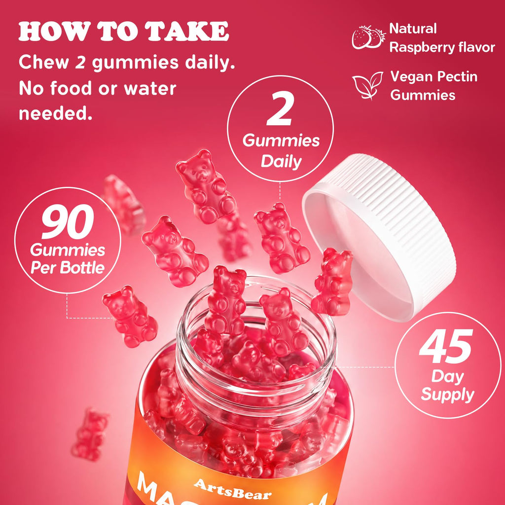 Natural magnesium gummies for daily wellness