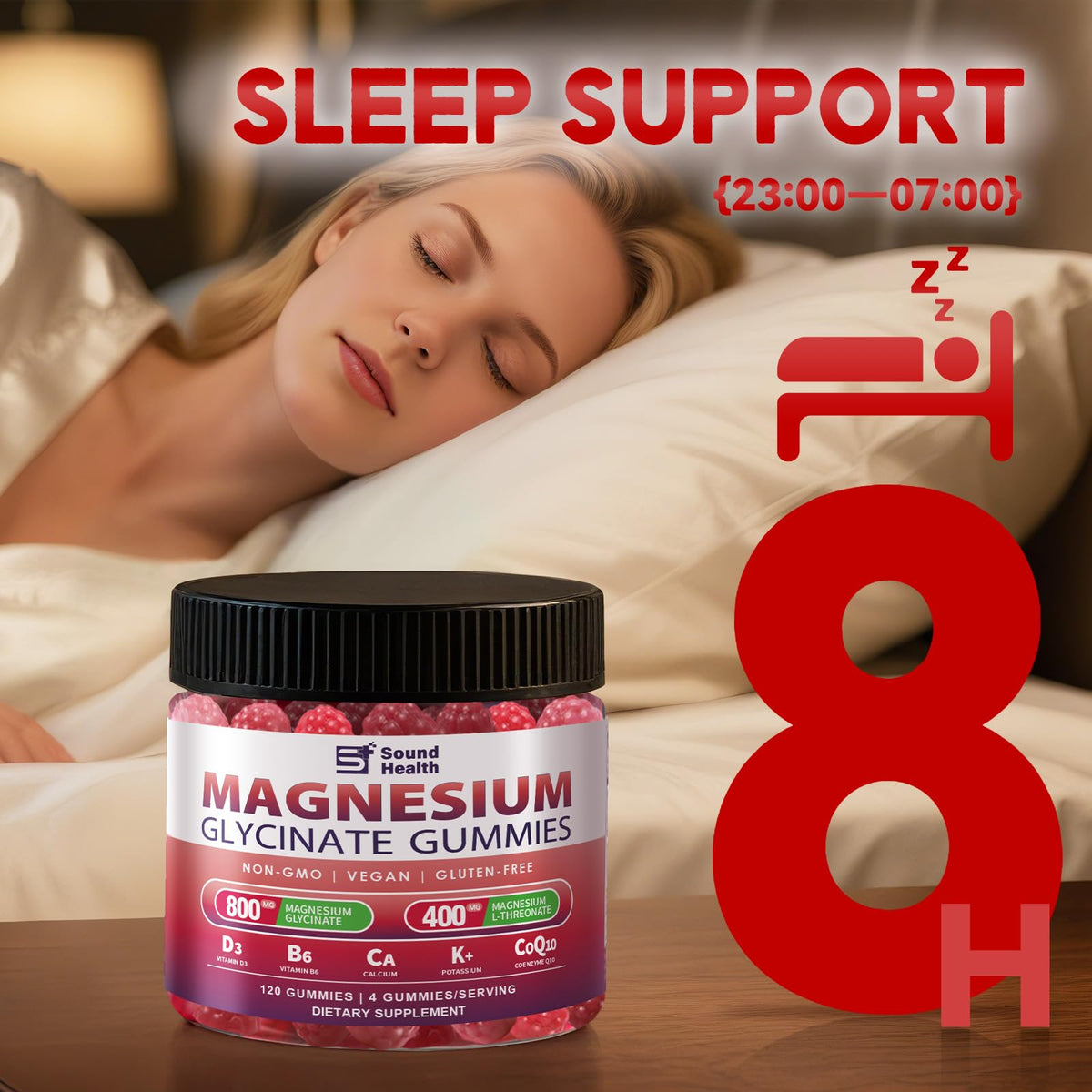 Natural magnesium gummies for daily wellness