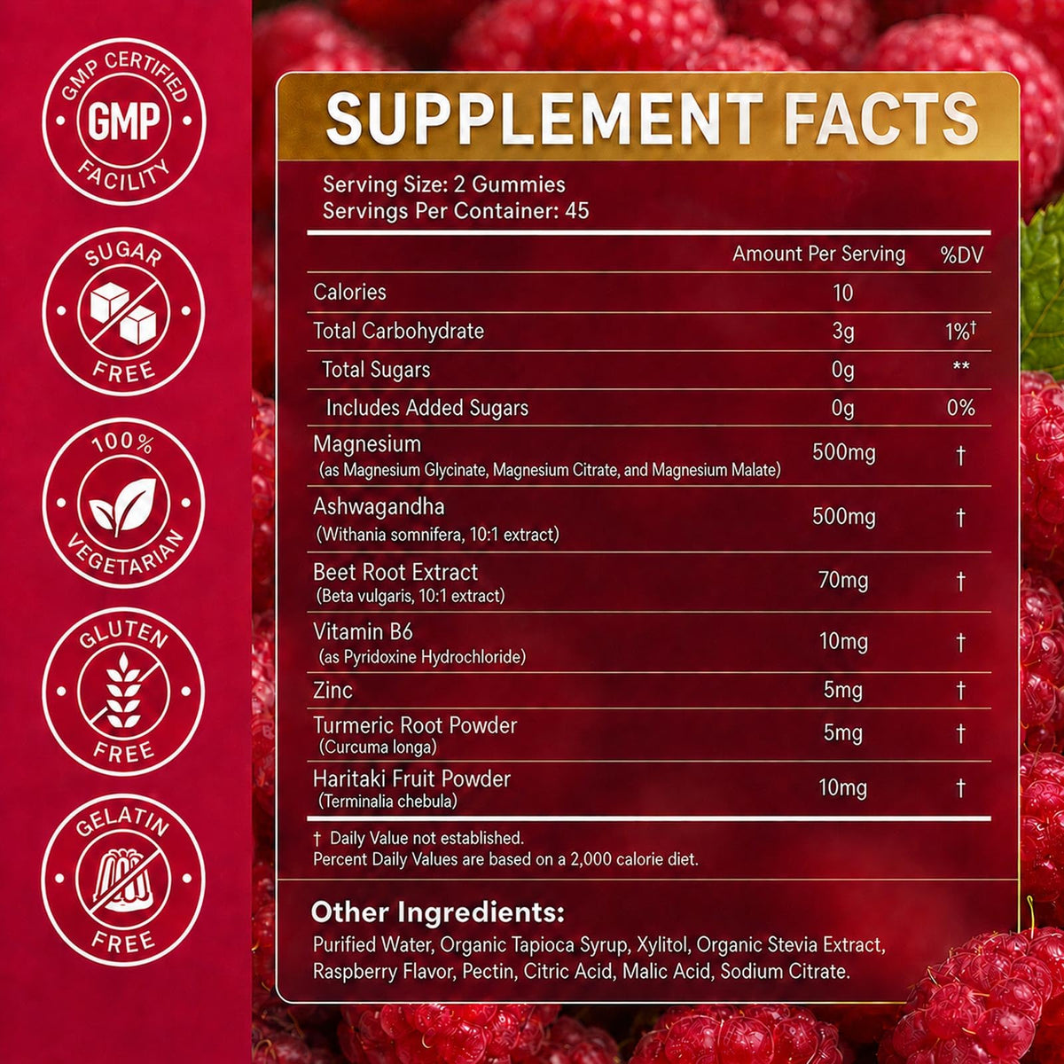 Natural magnesium gummies for daily wellness