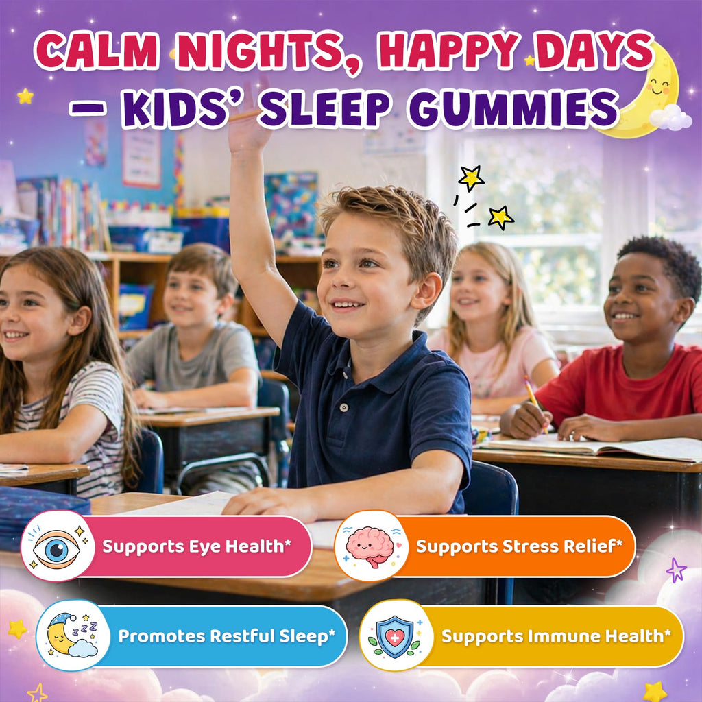 Natural magnesium gummies for kids 4+