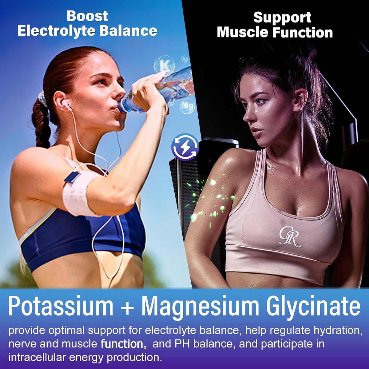 Natural magnesium gummies for muscle health