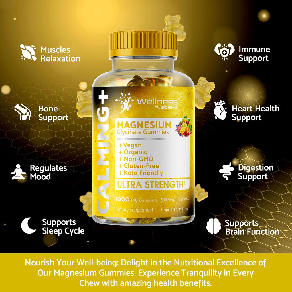 Natural magnesium gummies for muscle health