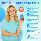 Natural magnesium gummies for muscle support