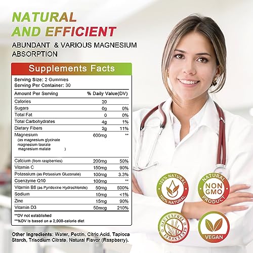 natural magnesium gummies for muscle support
