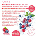 Natural magnesium gummies for muscle support