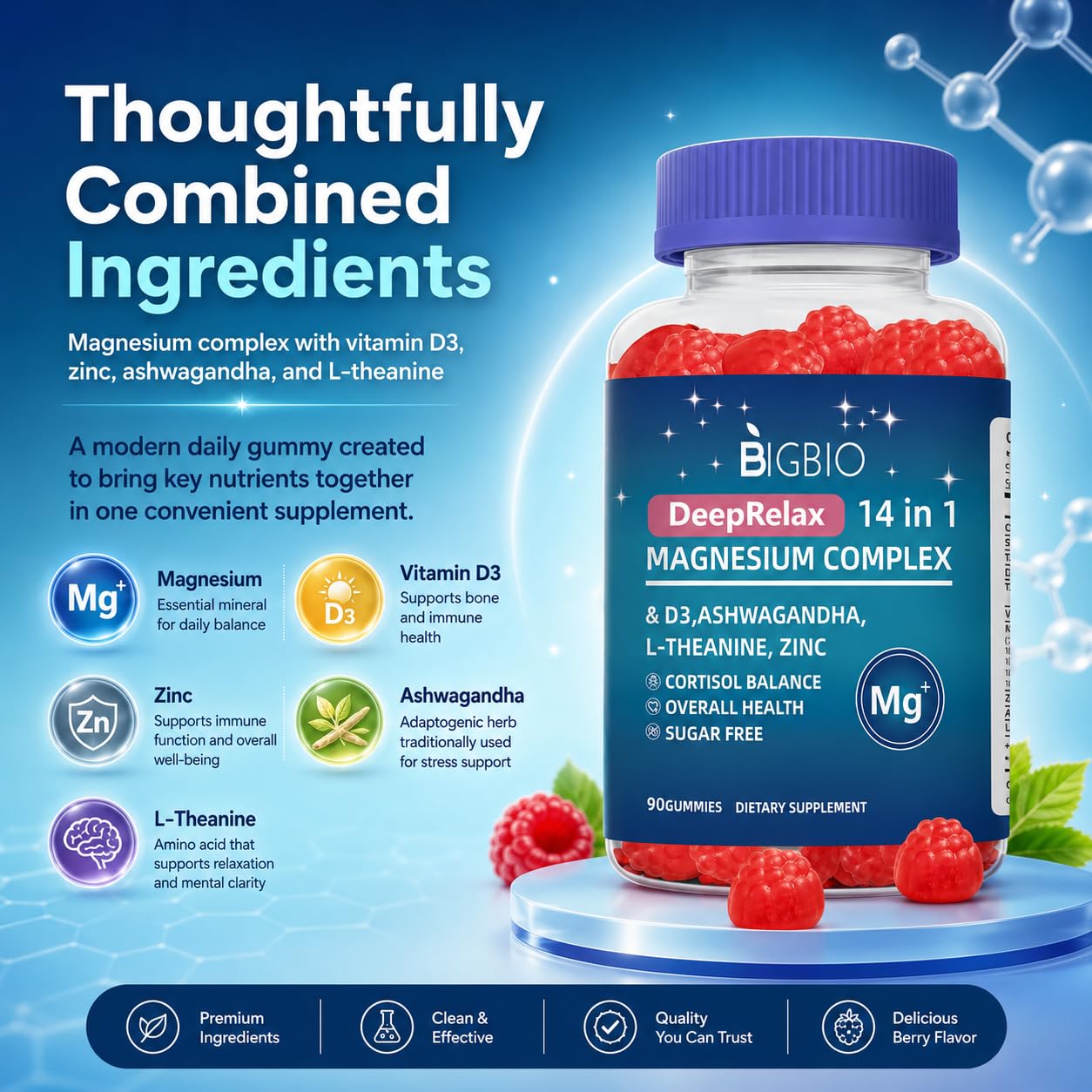 natural magnesium gummies for sleep support