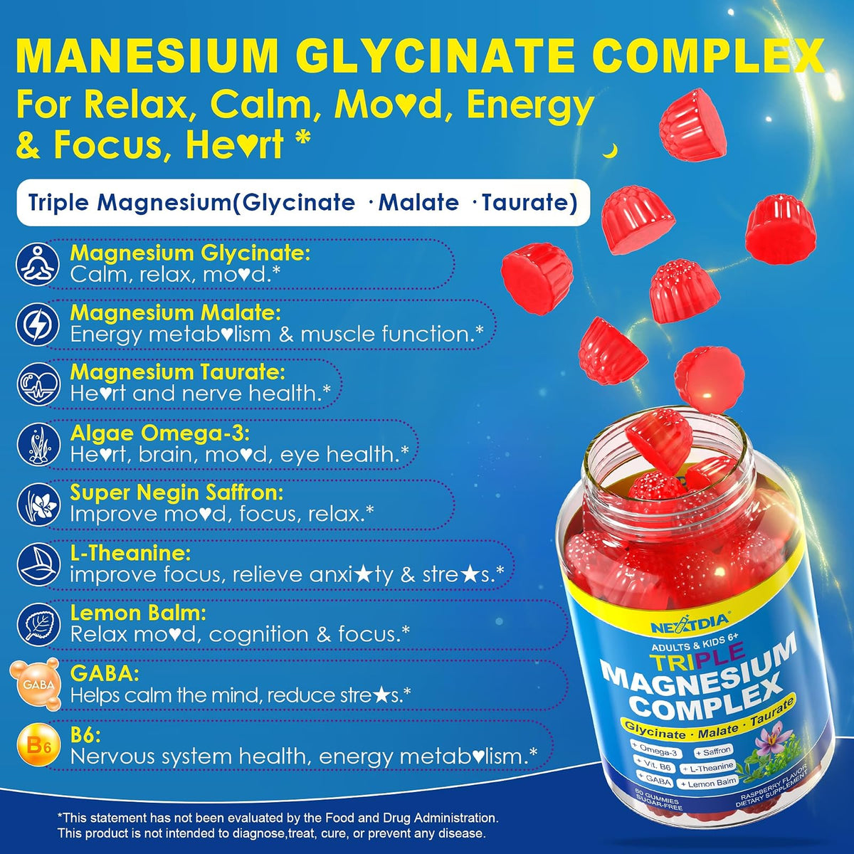 natural magnesium gummies for stress relief