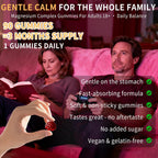 Natural magnesium gummies for stress relief
