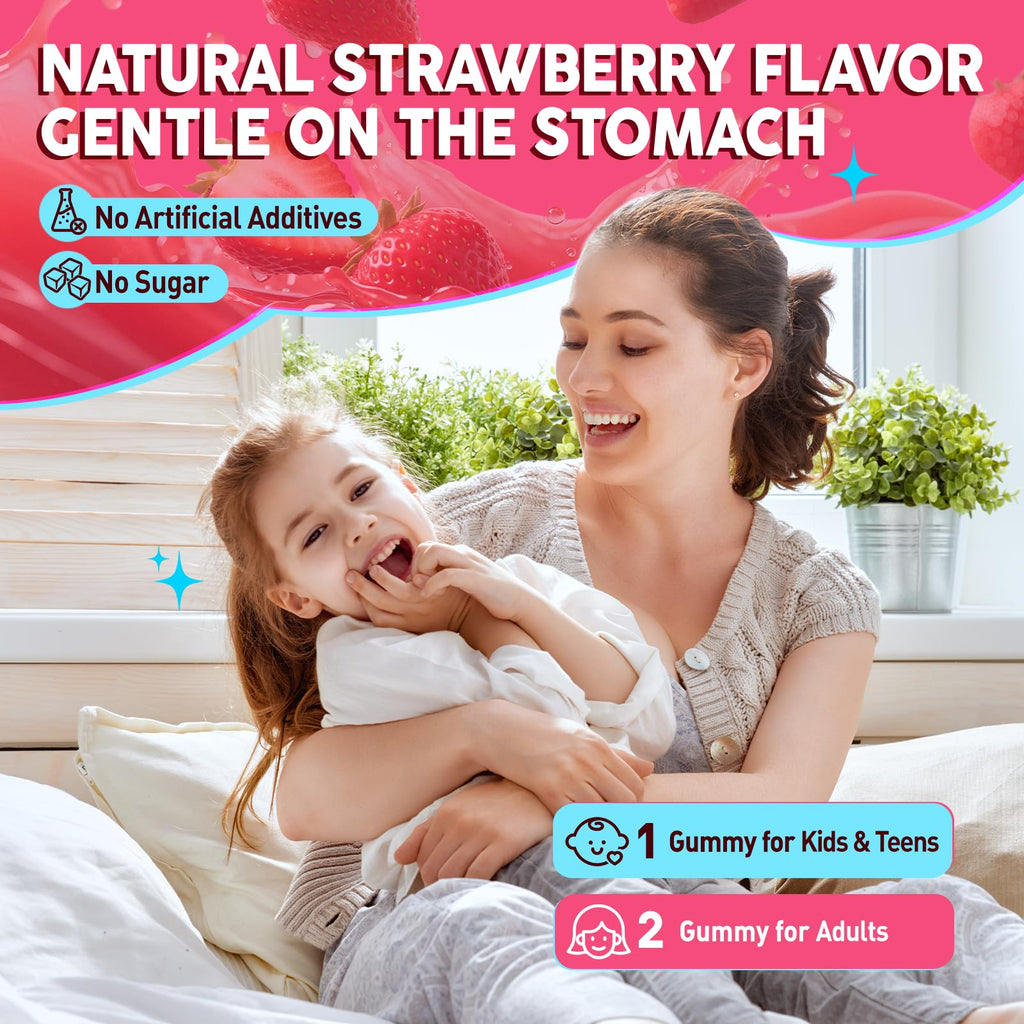 Natural magnesium gummies for stress relief