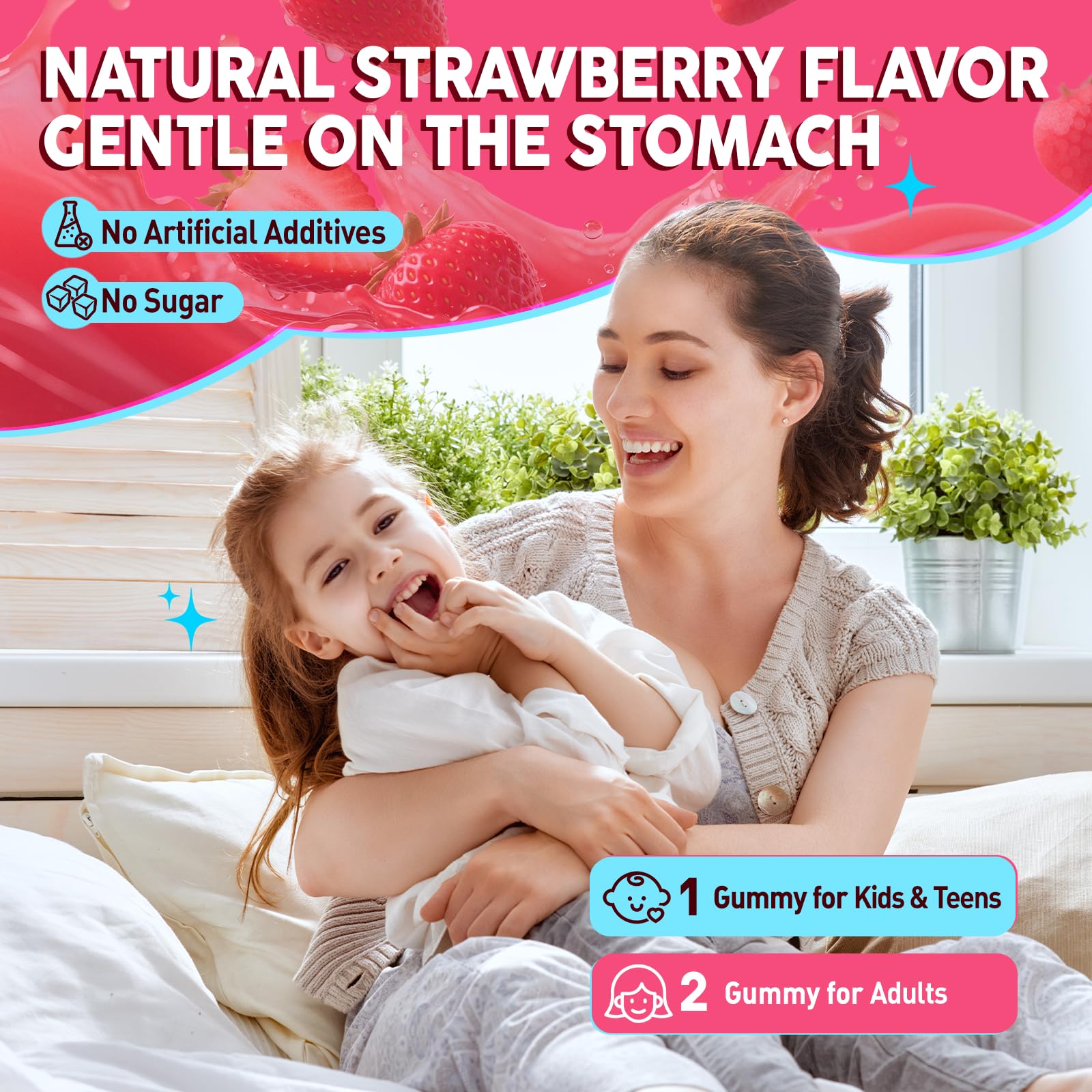 Natural magnesium gummies for stress relief