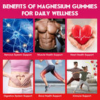 Natural magnesium gummies for stress relief