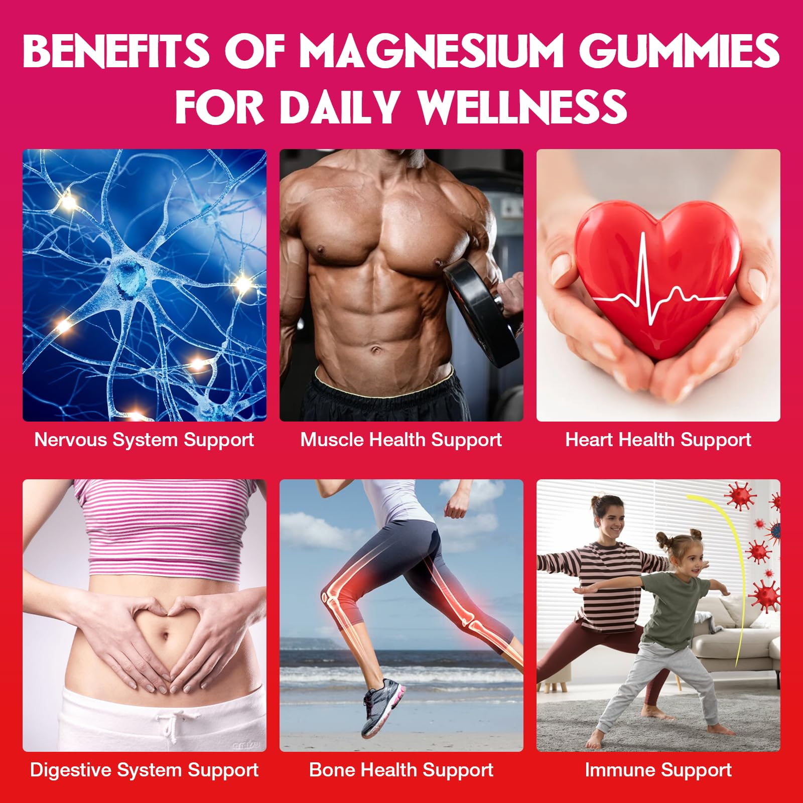 Natural magnesium gummies for stress relief
