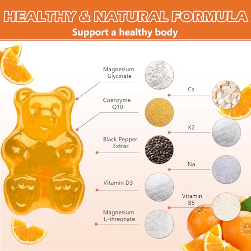 Natural magnesium gummies for wellness