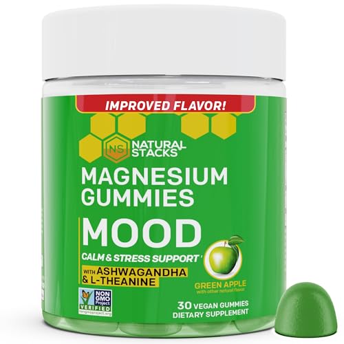 Natural magnesium gummies with ashwagandha