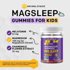 Natural magnesium gummies with melatonin