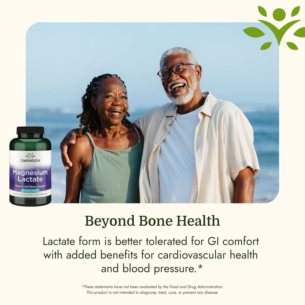 Natural magnesium lactate for stress relief