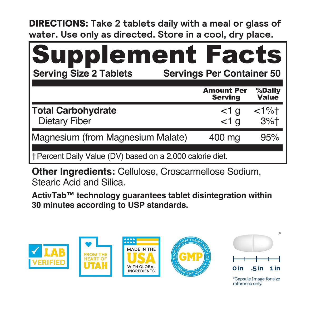 natural magnesium malate for energy