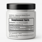 natural magnesium malate for muscle recovery