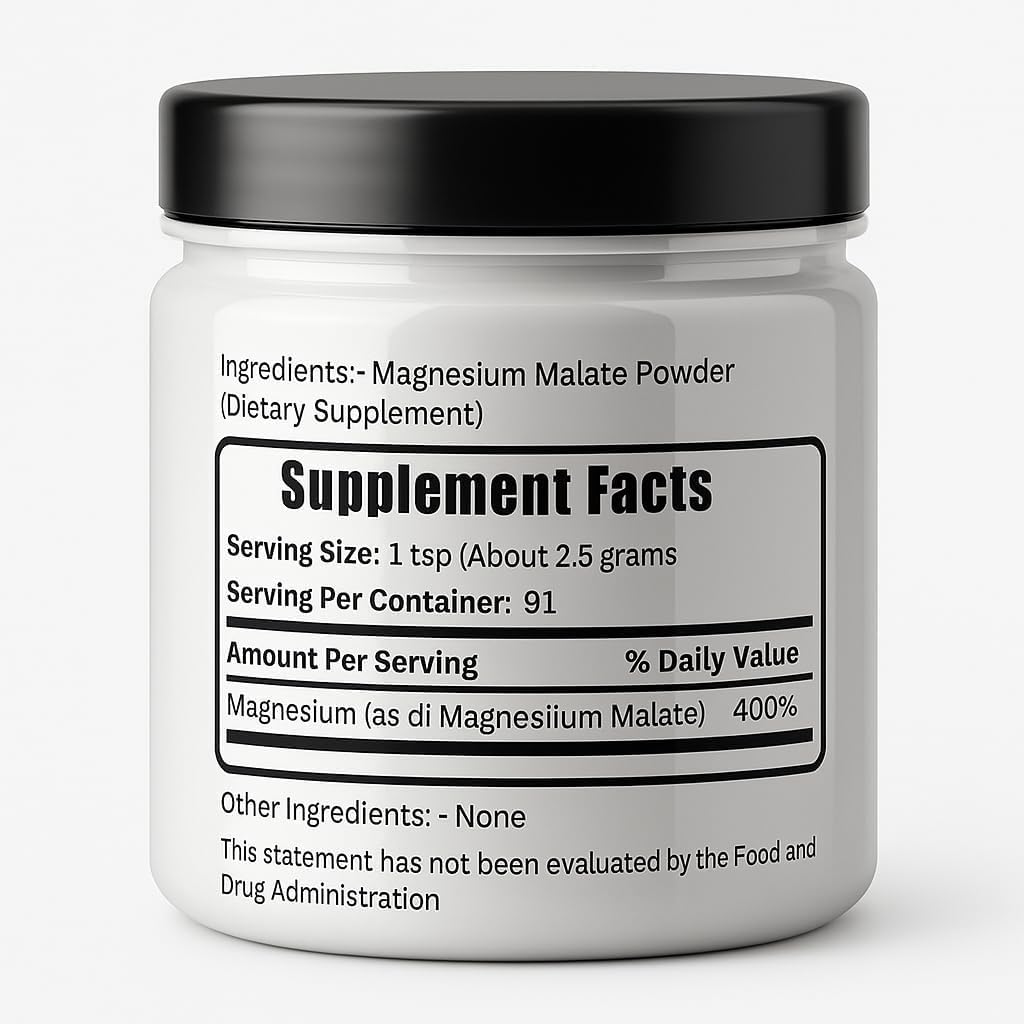 natural magnesium malate for muscle recovery