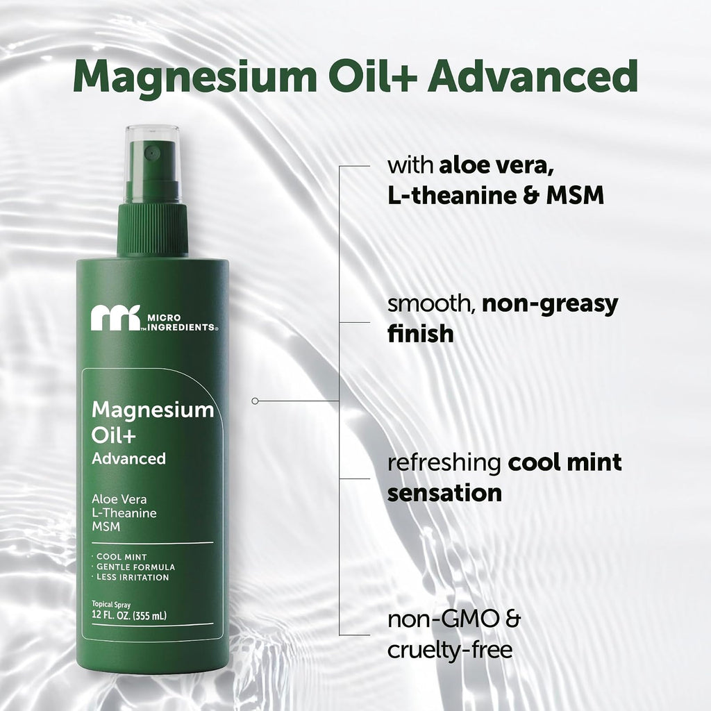 Natural magnesium oil for muscle relief