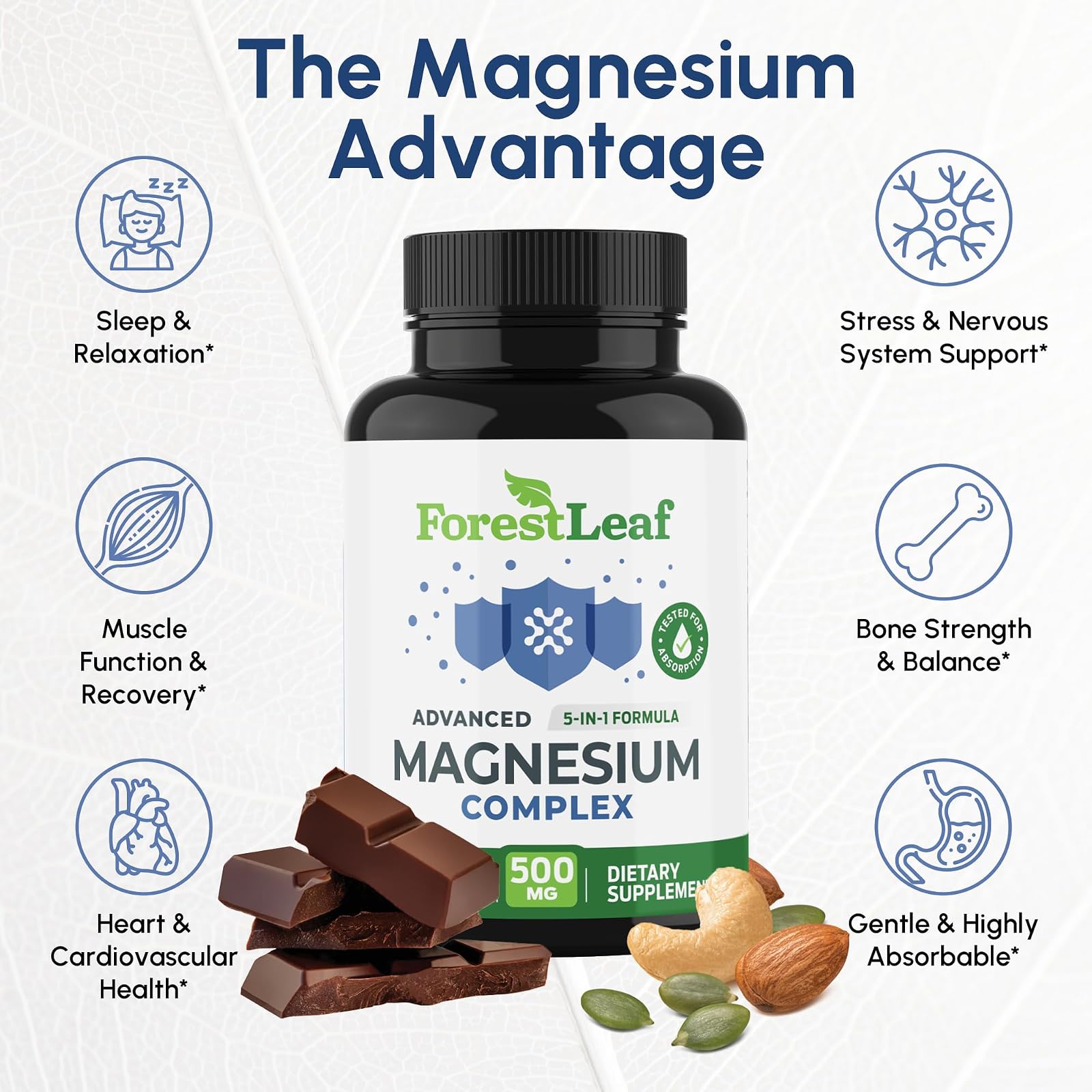 Natural magnesium oxide for daily wellness