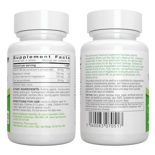 Natural magnesium oxide for stress relief