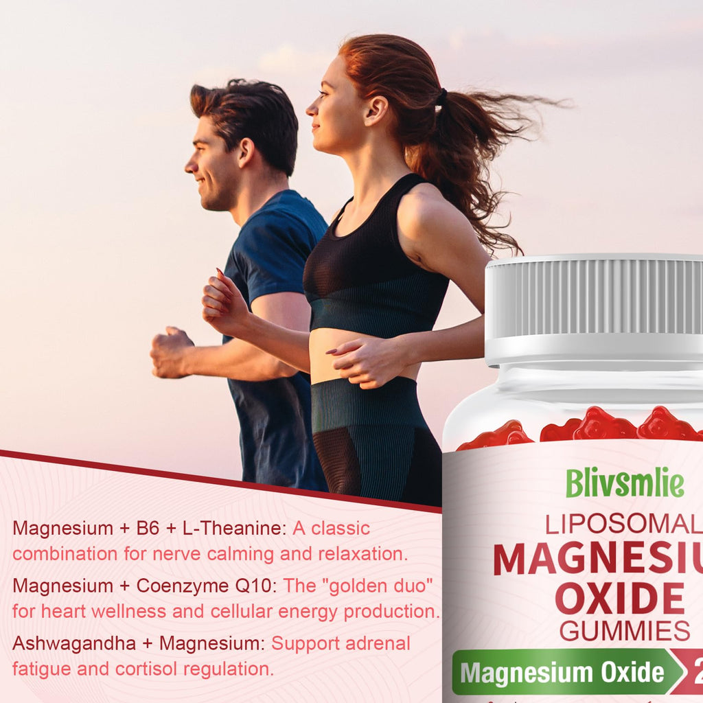 Natural magnesium oxide gummies for stress relief