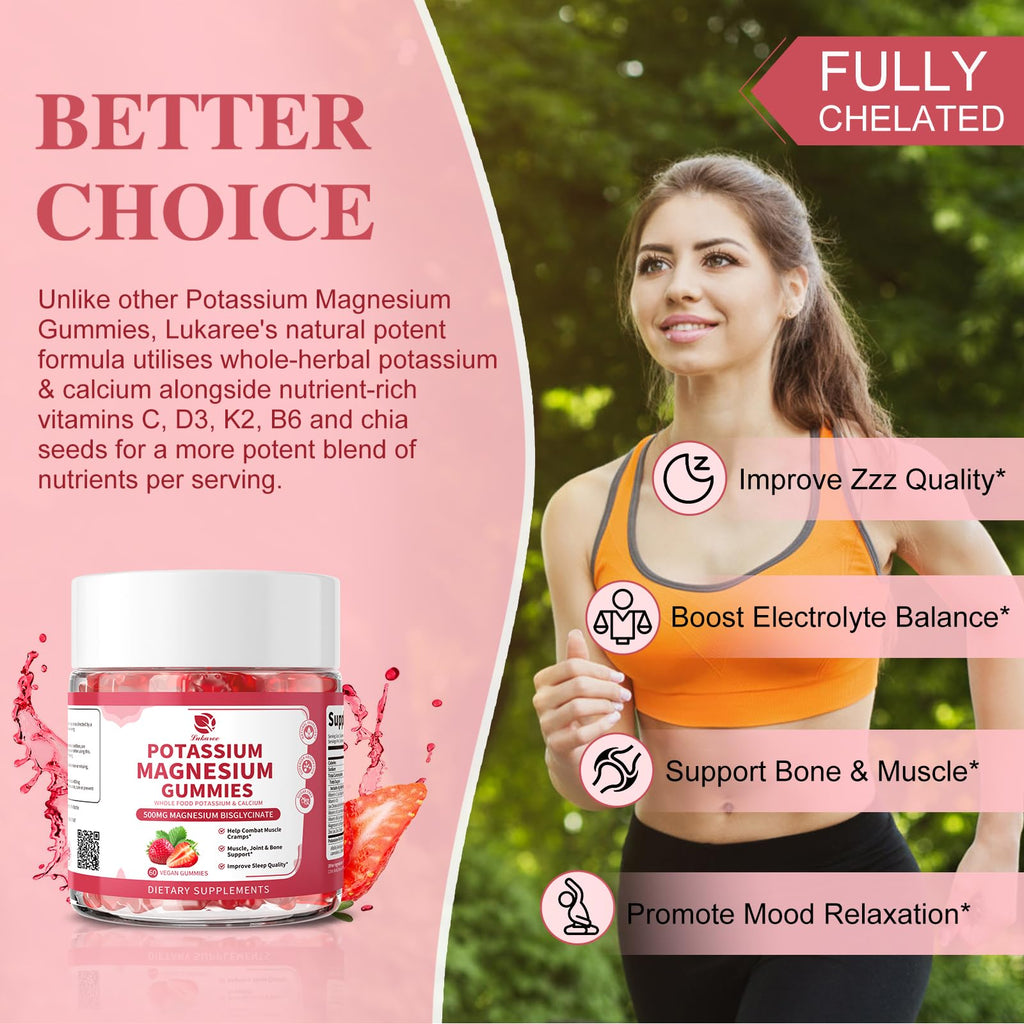 Natural magnesium potassium for wellness