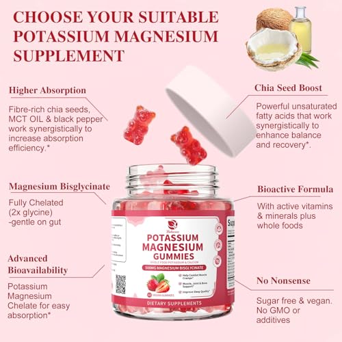 natural magnesium potassium gummies for wellness