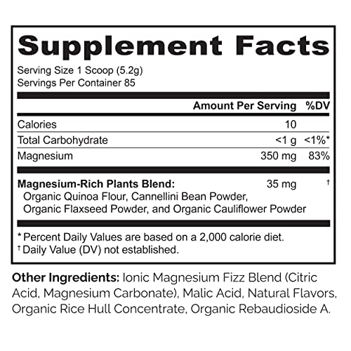 Natural magnesium powder for better sleep