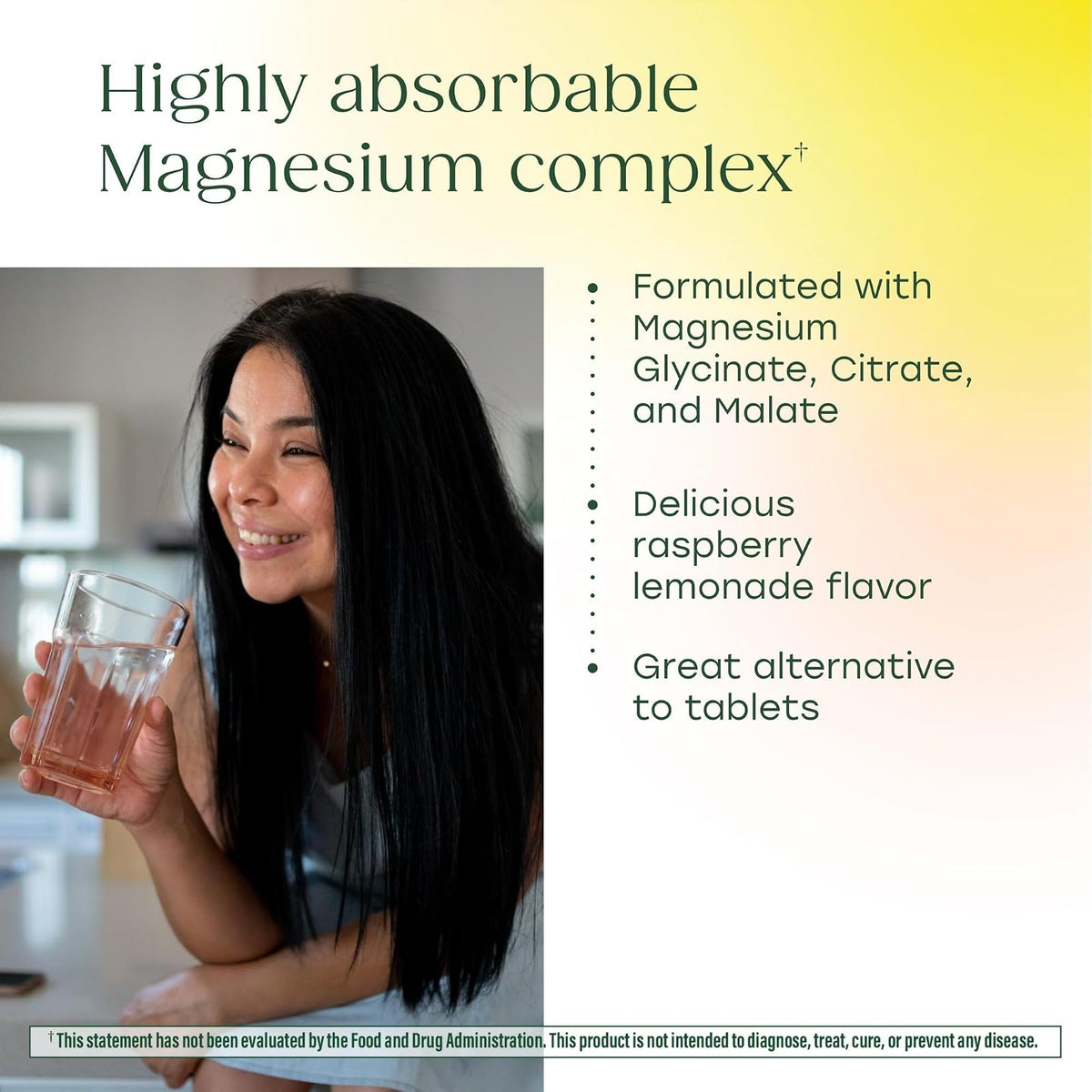 Natural magnesium powder for better sleep