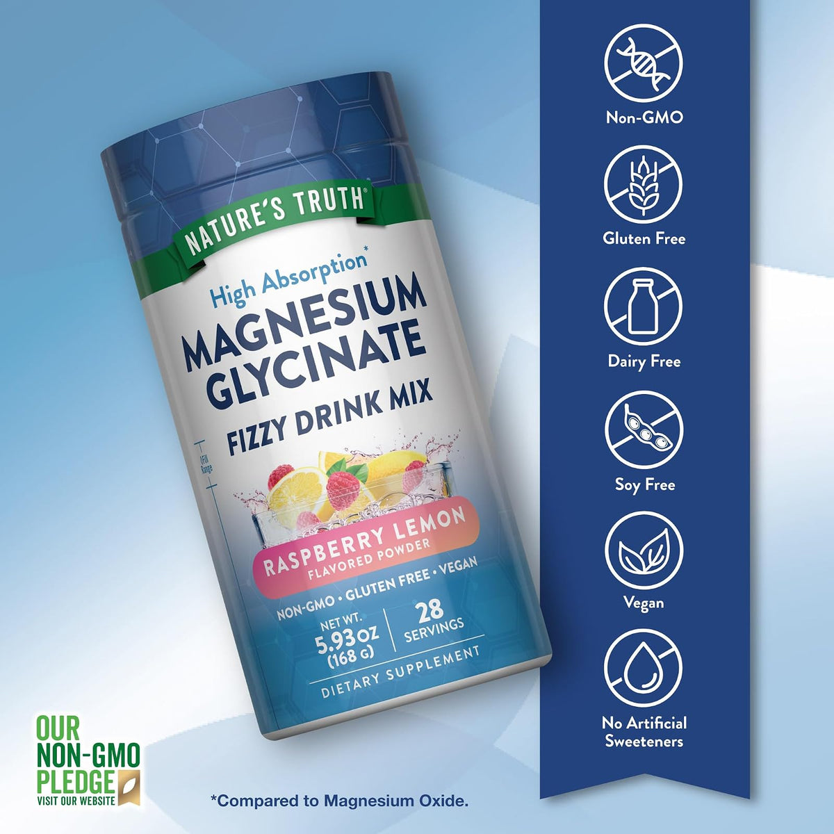 Natural magnesium powder for better sleep