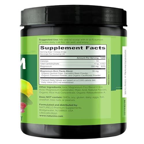 Natural magnesium powder for better sleep