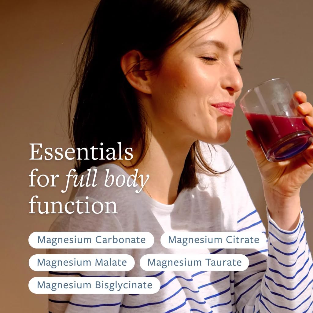 Natural magnesium powder for relaxation
