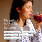Natural magnesium powder for relaxation