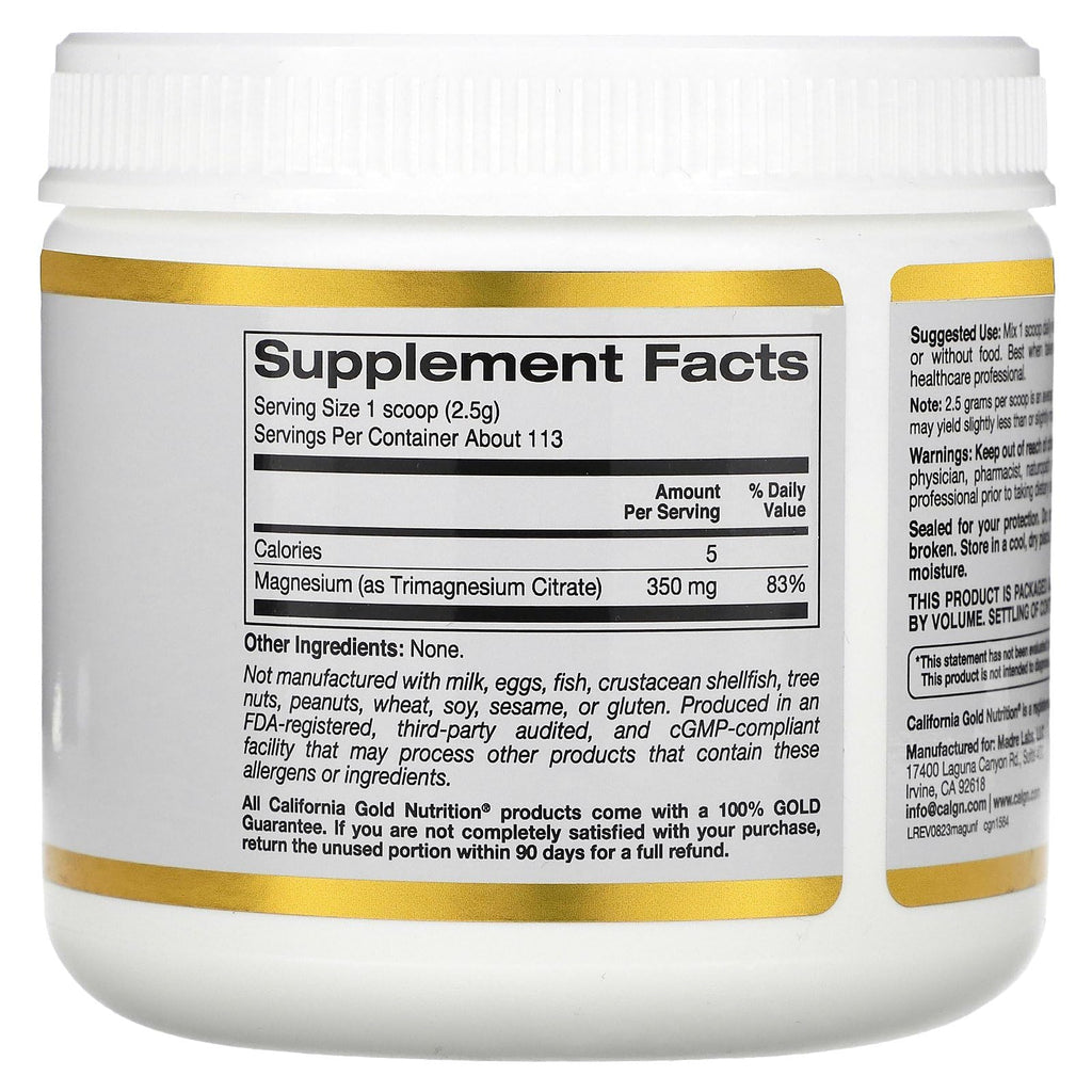 natural magnesium powder for relaxation
