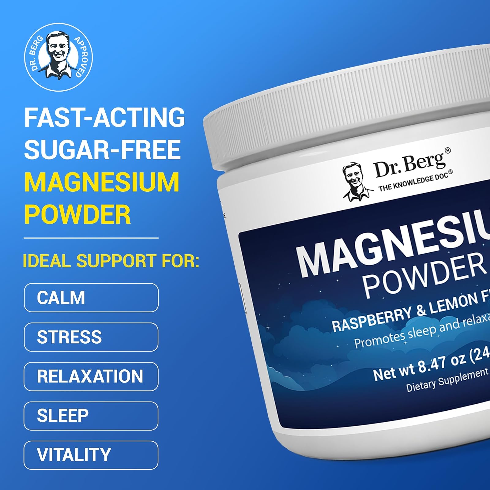 natural magnesium powder for relaxation