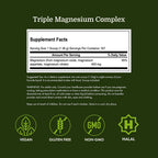 Natural magnesium powder for stress relief
