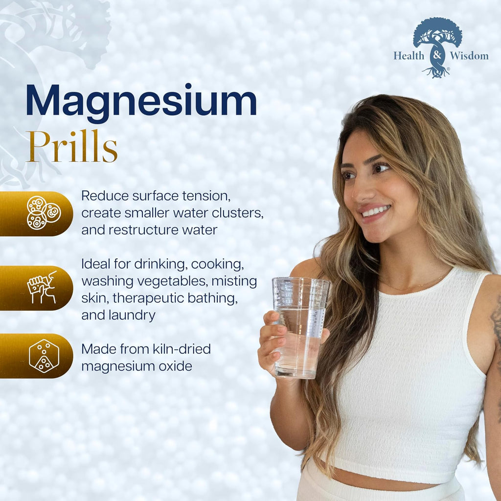 Natural magnesium prills for better sleep