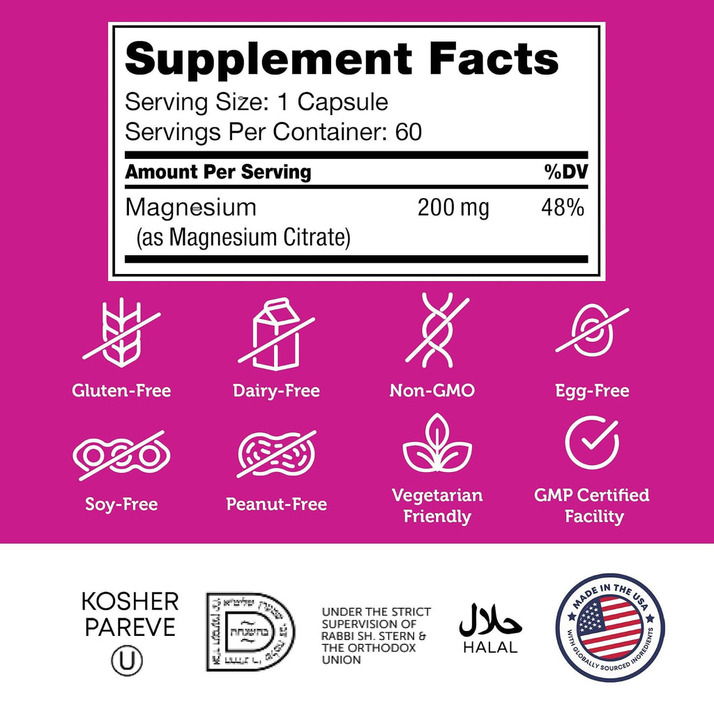 Natural magnesium source for daily energy