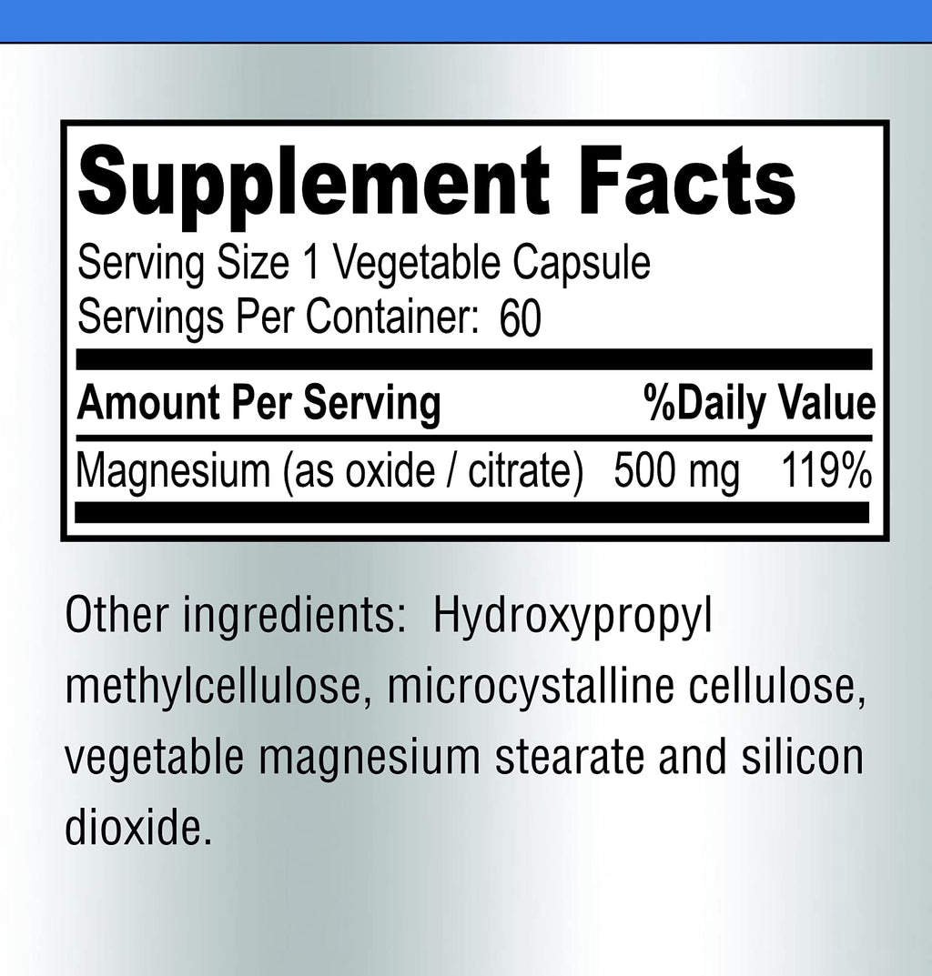 Natural magnesium source for daily wellness