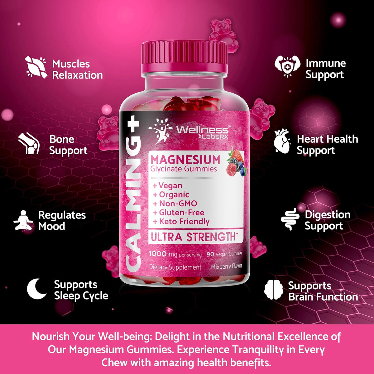 Natural magnesium source for muscle health