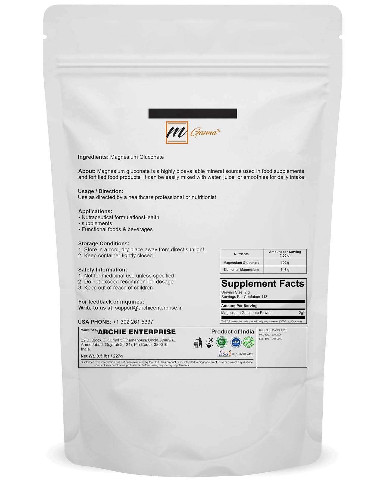 natural magnesium source for relaxation