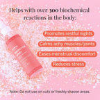 Natural magnesium spray for muscle relief