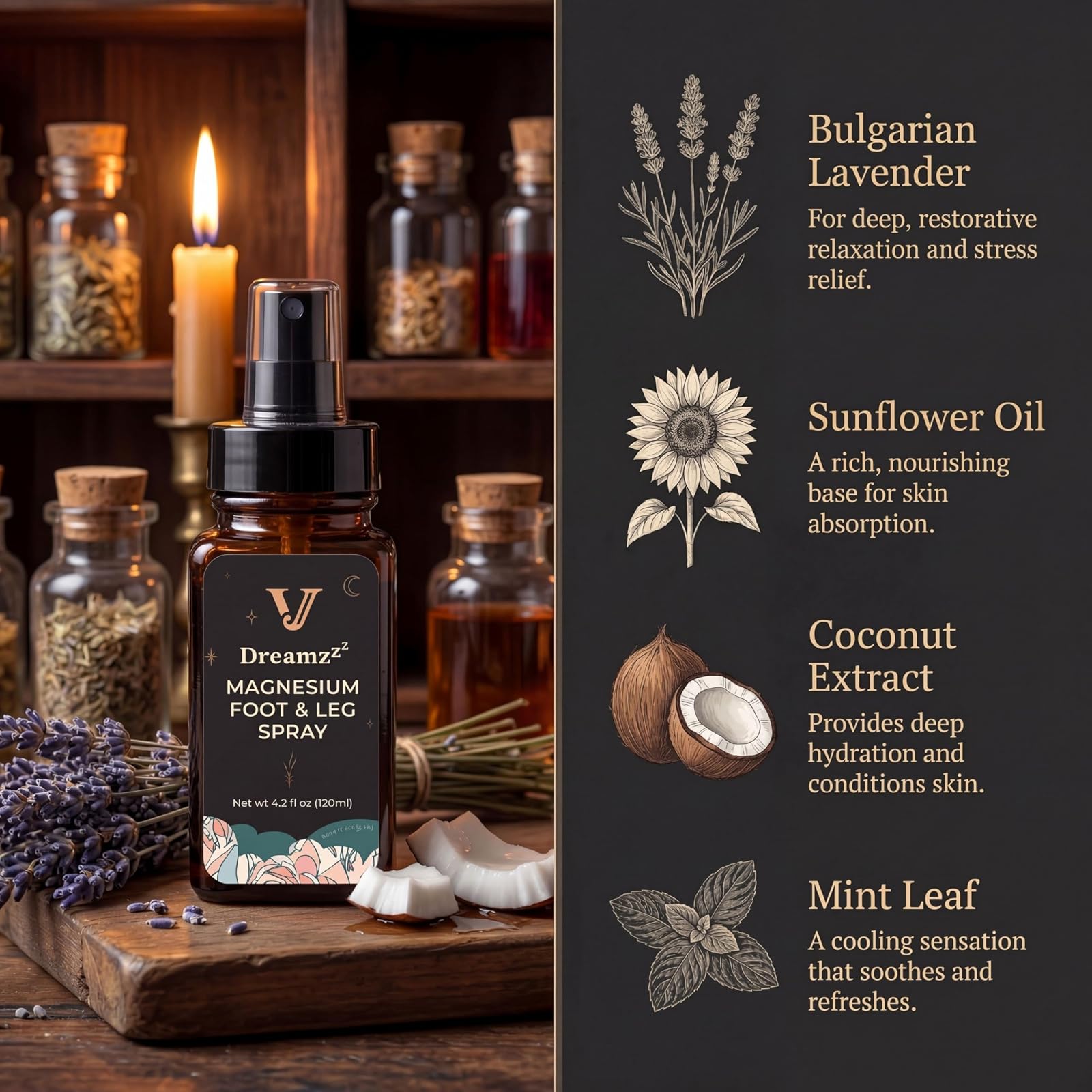 natural magnesium spray for muscle relief