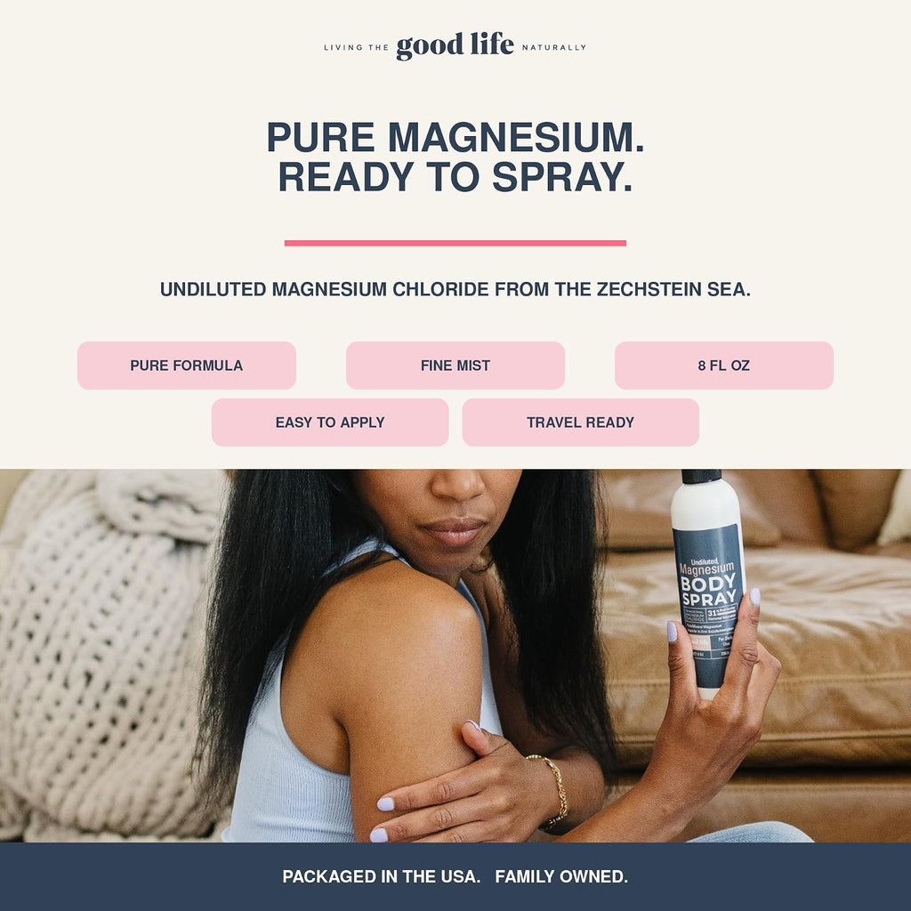 natural magnesium spray for muscle relief
