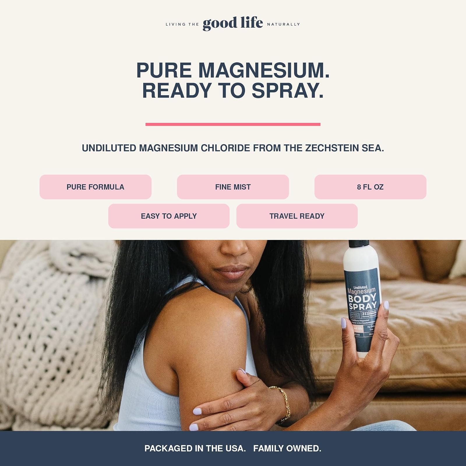 natural magnesium spray for muscle relief