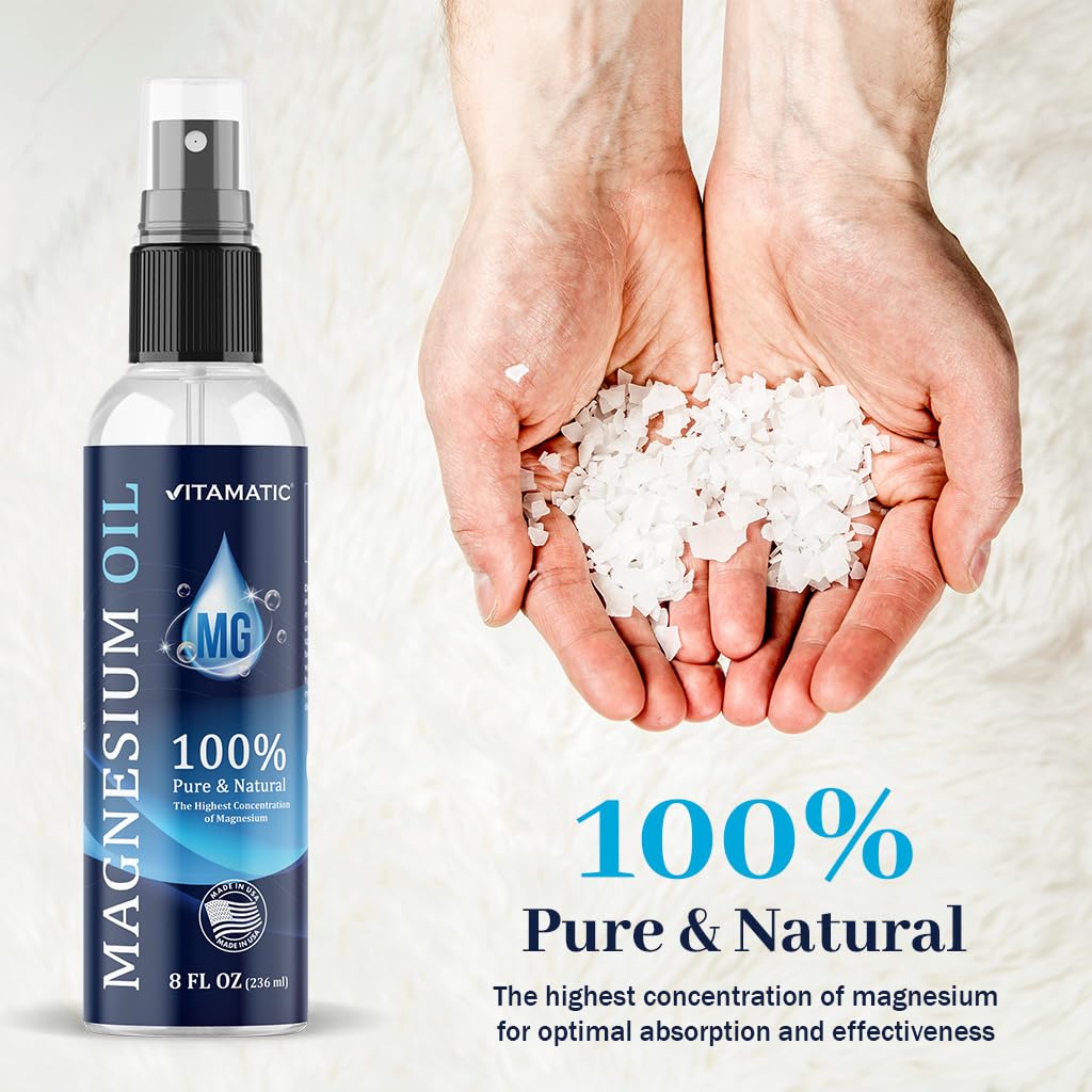 Natural magnesium spray for relaxation