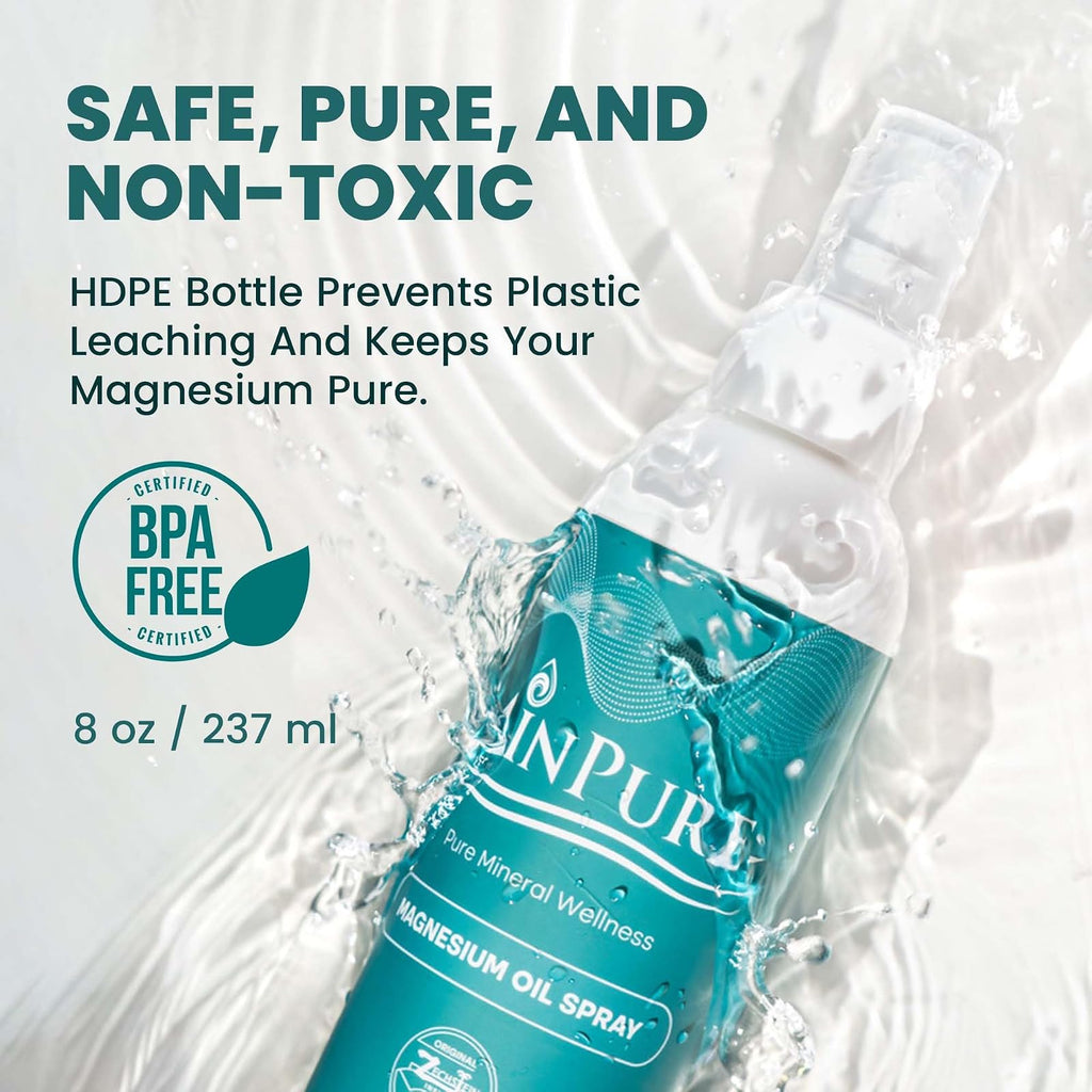 Natural magnesium spray for relaxation